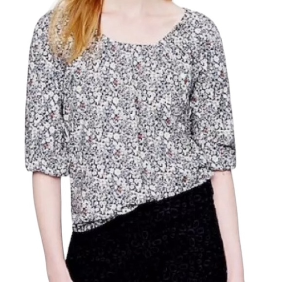 J. Crew | Tops | J Crew Liberty Art Fabrics Junes Meadow Ditsy Floral ...